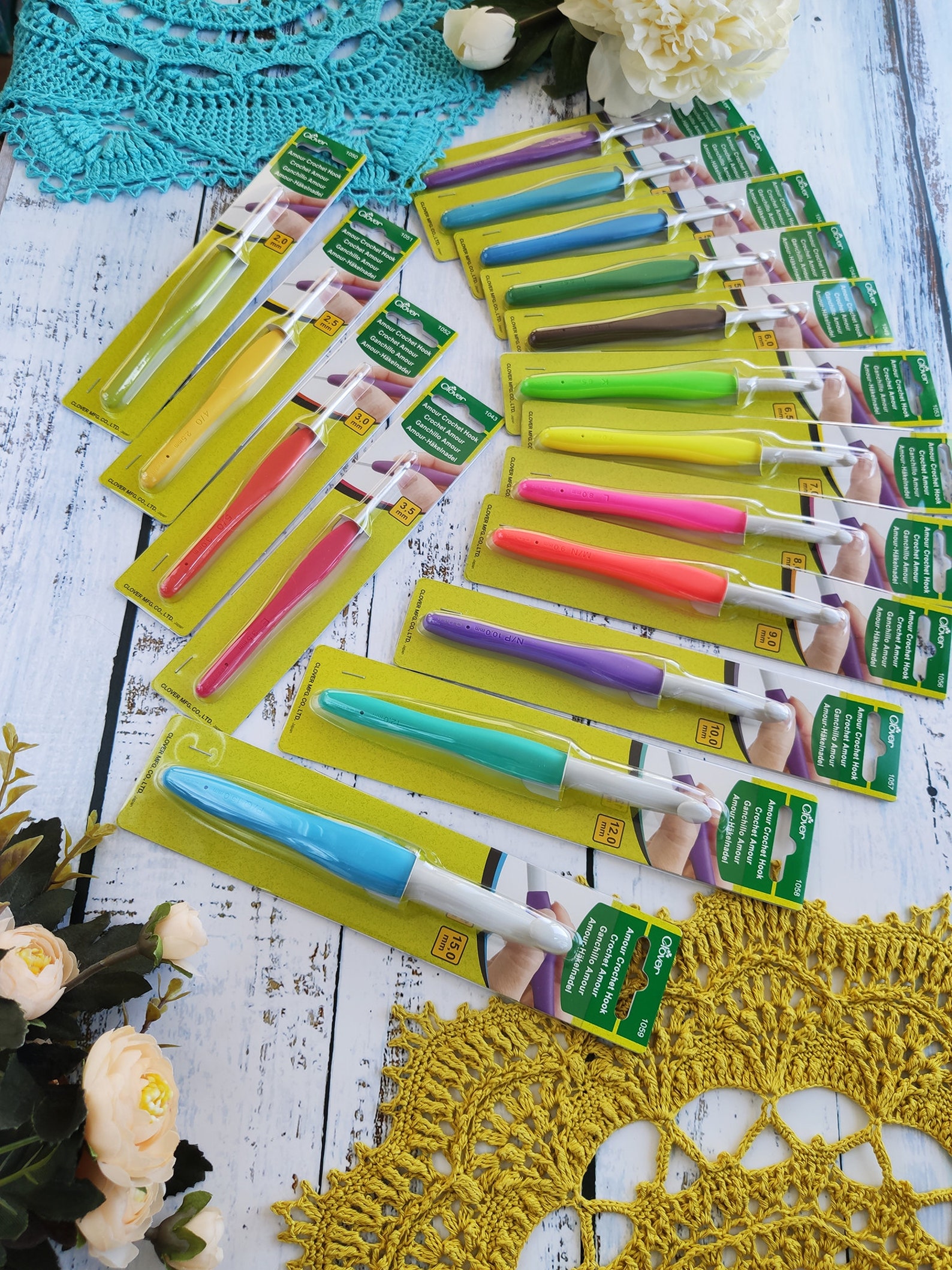 AMOUR Clover Crochet Hook Collection - 2-15 Mm Sizes - Etsy