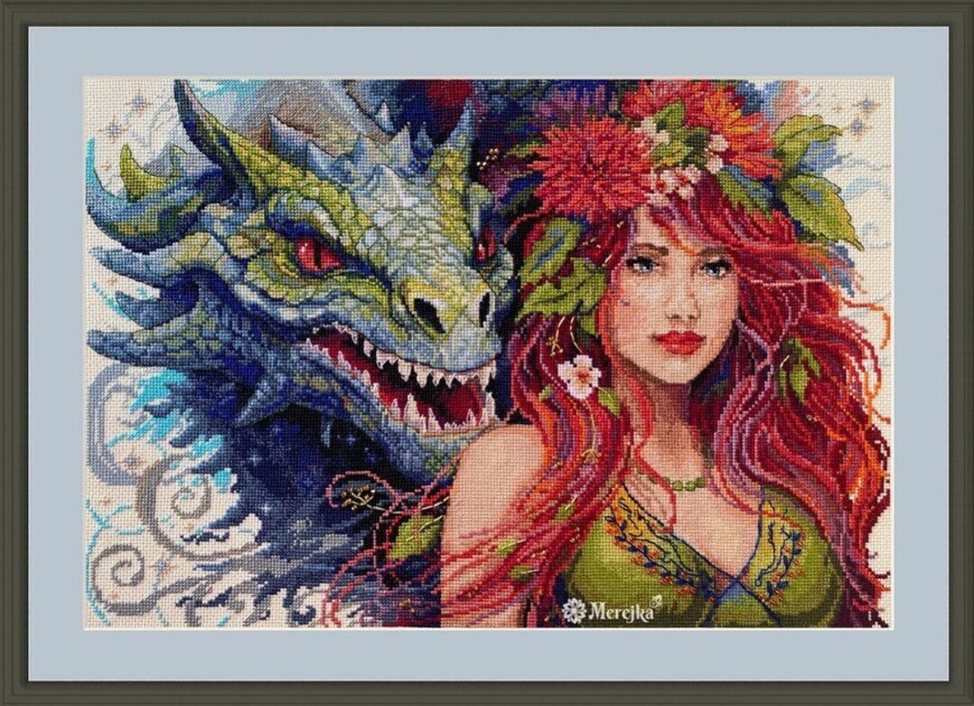 Pure Flame - Cross Stitch Kit Merejka Brand K243 - Etsy