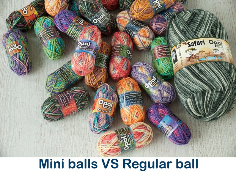 Opal Mini Balls Set 28 Balls / 4ply Sock Yarn - Etsy