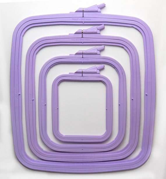 Purple Nurge Plastic Rectangular Embroidery Hoops | Etsy