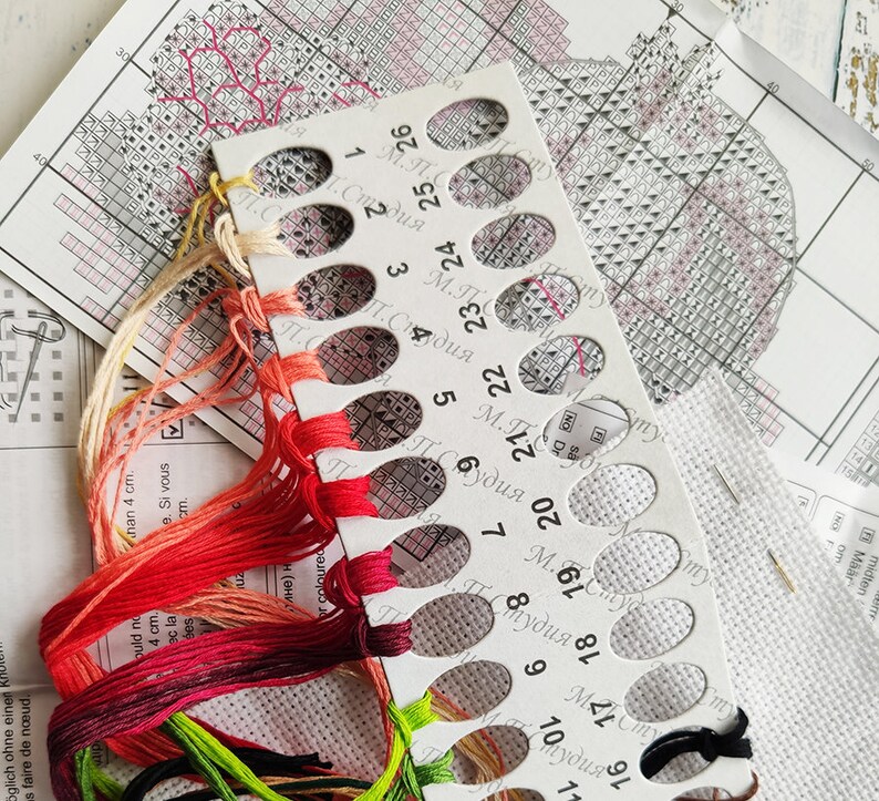 Easy Cross Stitch Kits With Aida and Floss - Etsy