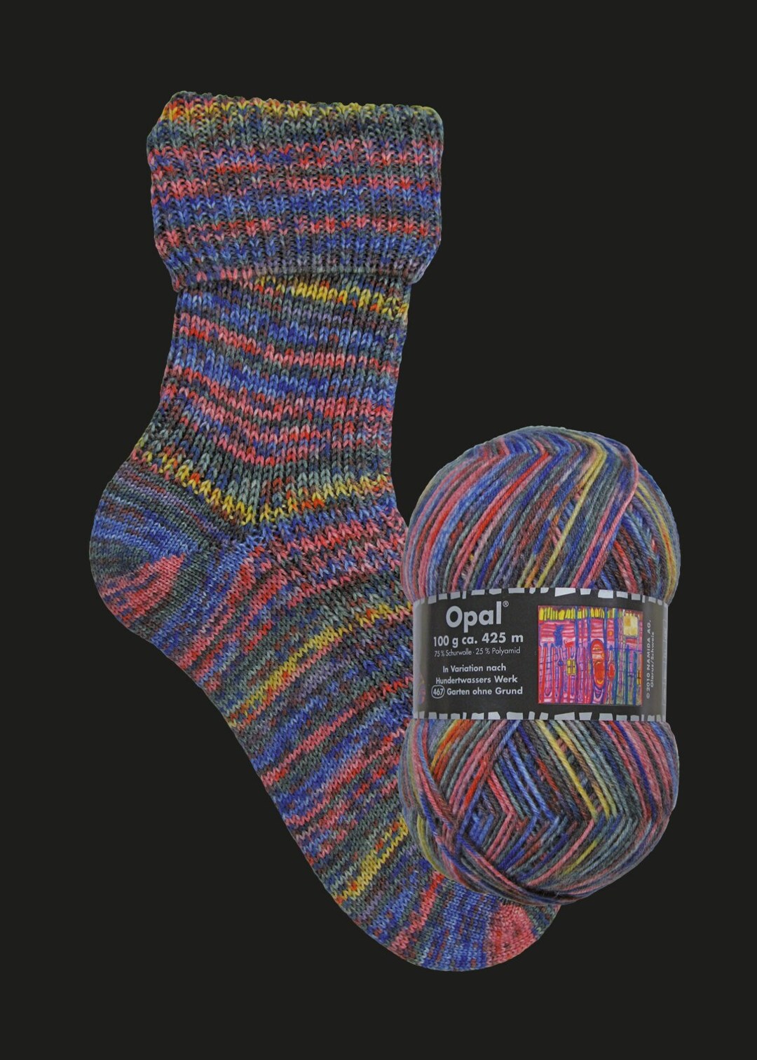 Opal 4 Ply Sock Yarn Opal Hundertwasser 3205 - Etsy