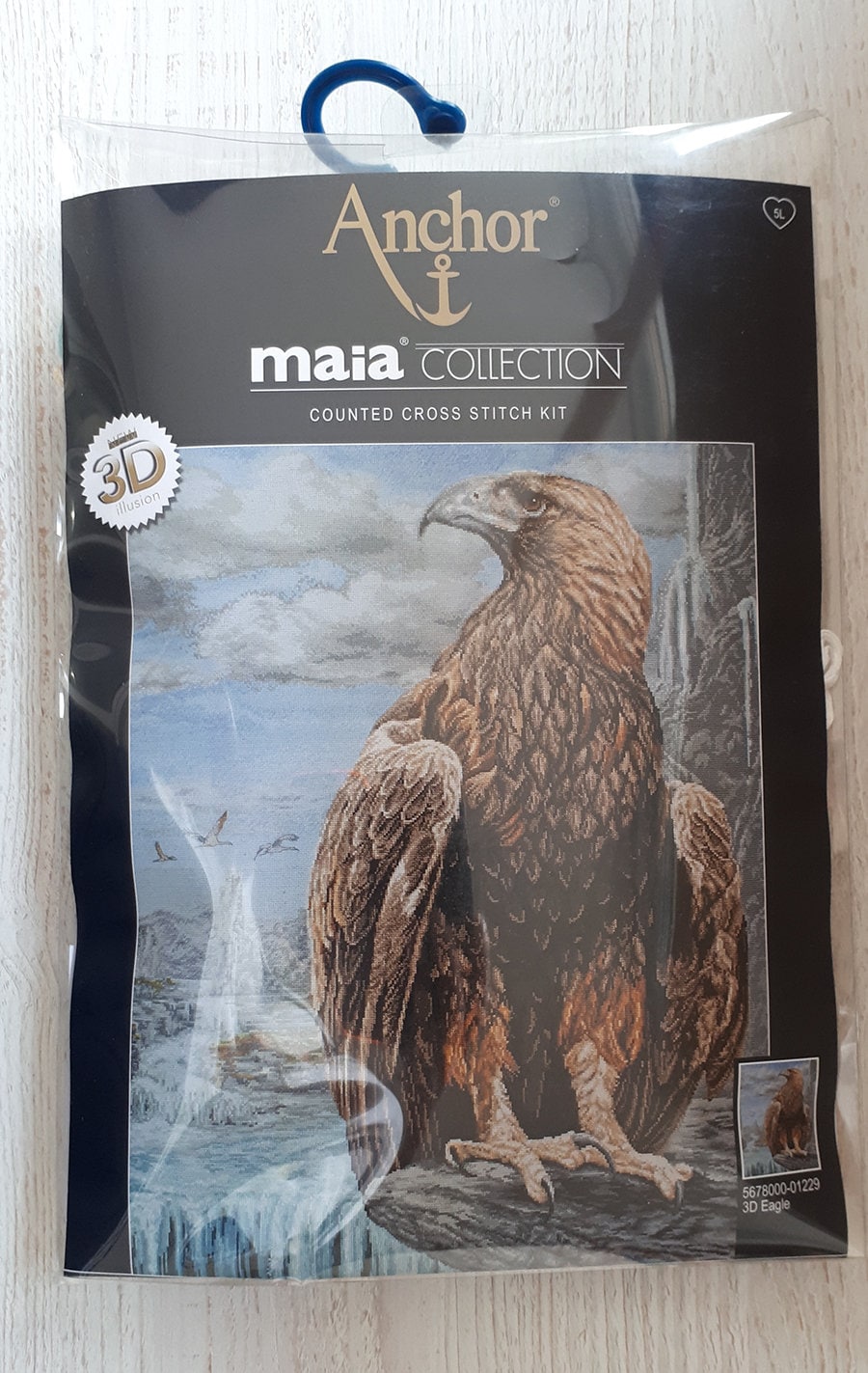 Anchor Maia Collection Cross Stitch Kit - 3D Eagle - Etsy