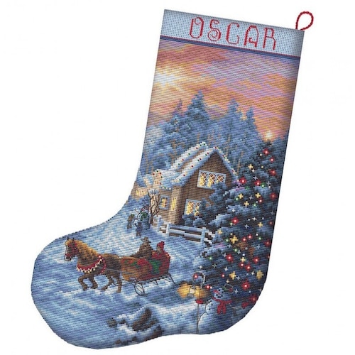 BRAND NEW Magical Christmas Stocking Counted Cross Stitch Kit - Etsy