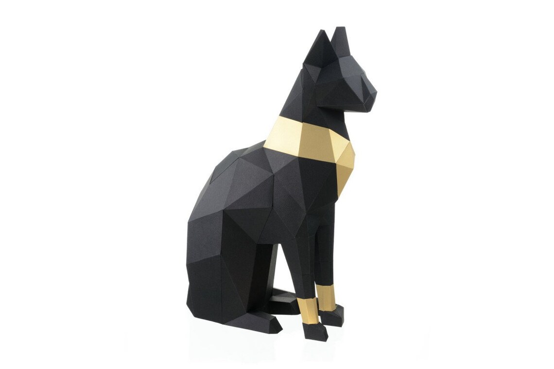 3D Papercraft KIT Cat - Etsy