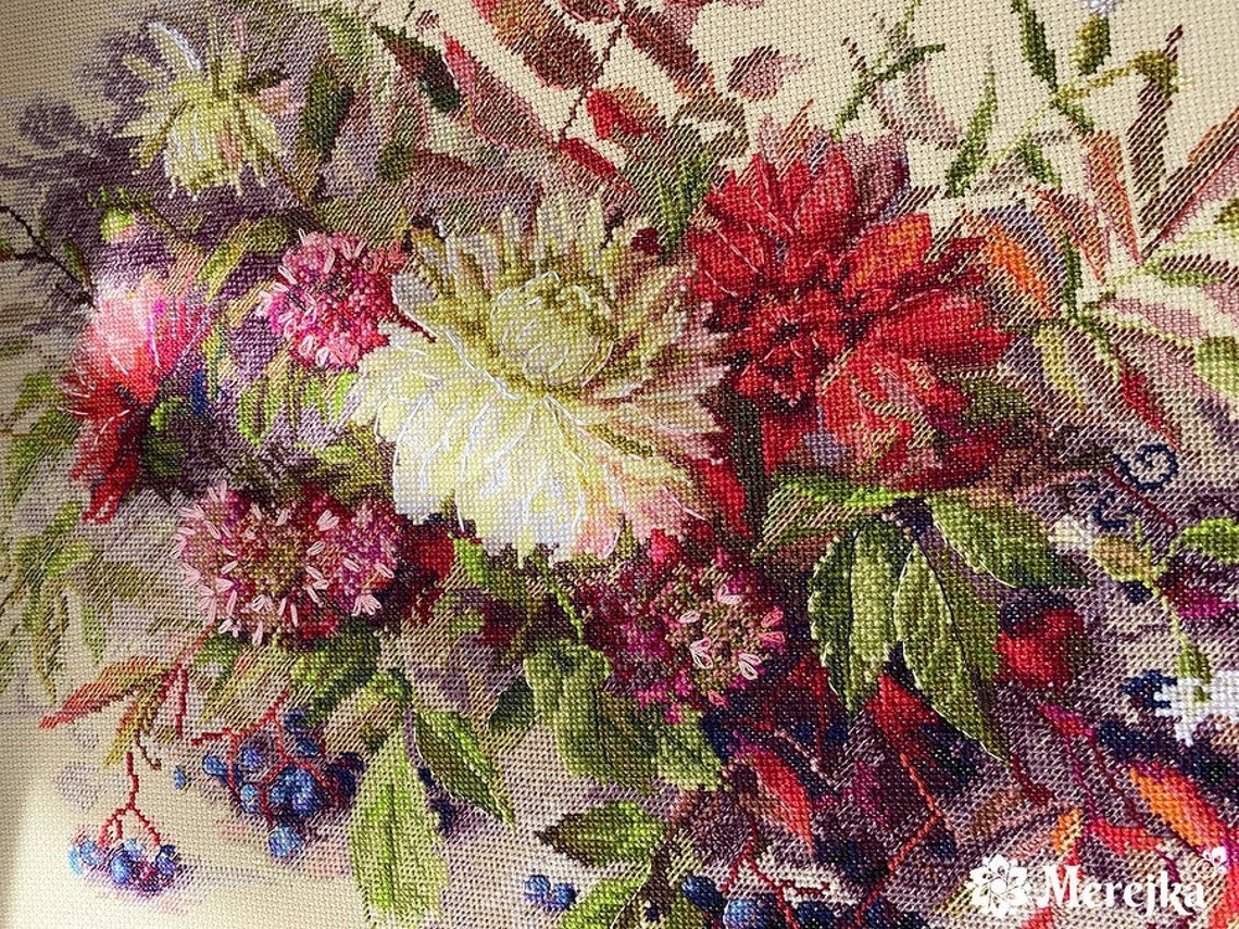 Autumn Secrets Cross Stitch Kit by Merejka K218 - Etsy