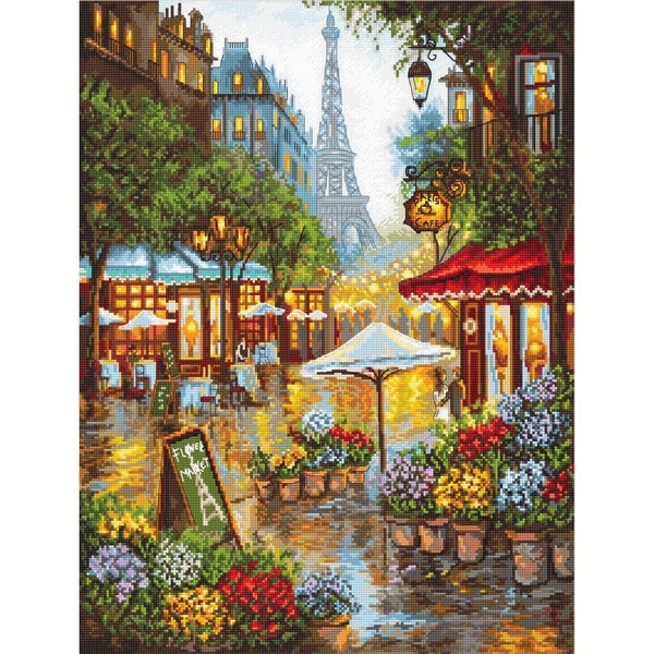 Paris Cross Stitch - Etsy