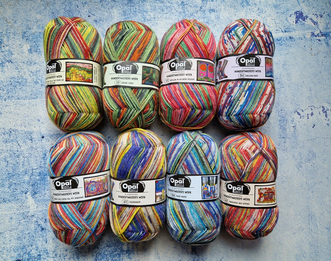 NEW Opal 4 Ply Sock Yarn Opal Hundertwasser IV Collection - Etsy