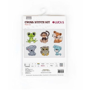 Counted Cross Stitch Kit on Plastic Canvas Luca-s JK038 - Set of 6 ...