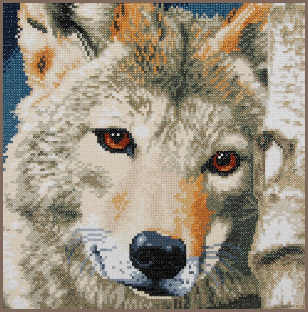 Diamond Mosaic Wolf by Lanarte Brand - Etsy