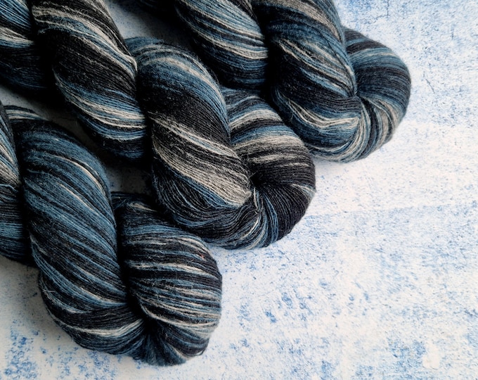 Gradient Aade Long Artistic Wool, Yarn for Knitting, Crochet. Green ...