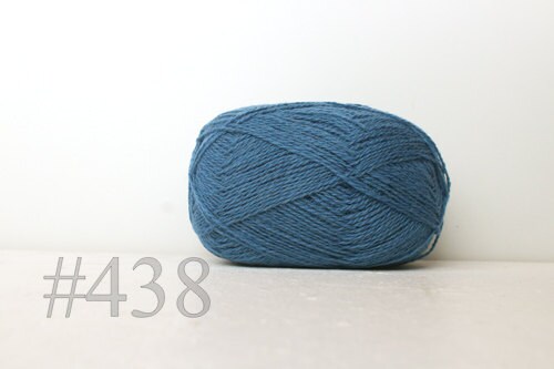 WOOL Yarn 100%-knitting Yarn - Stone Blue #438 - Etsy