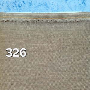 Zweigart Belfast Linen * 32ct Evenweave * Colors - 9024, 326, 770, 705 ...