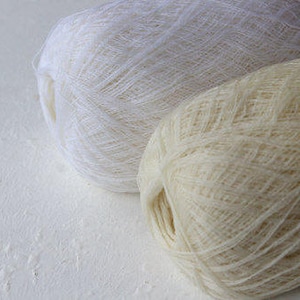 Haapsalu Shawl Yarn, Merino Wool, Knitting Yarn, Set of 4 - Cobweb ...
