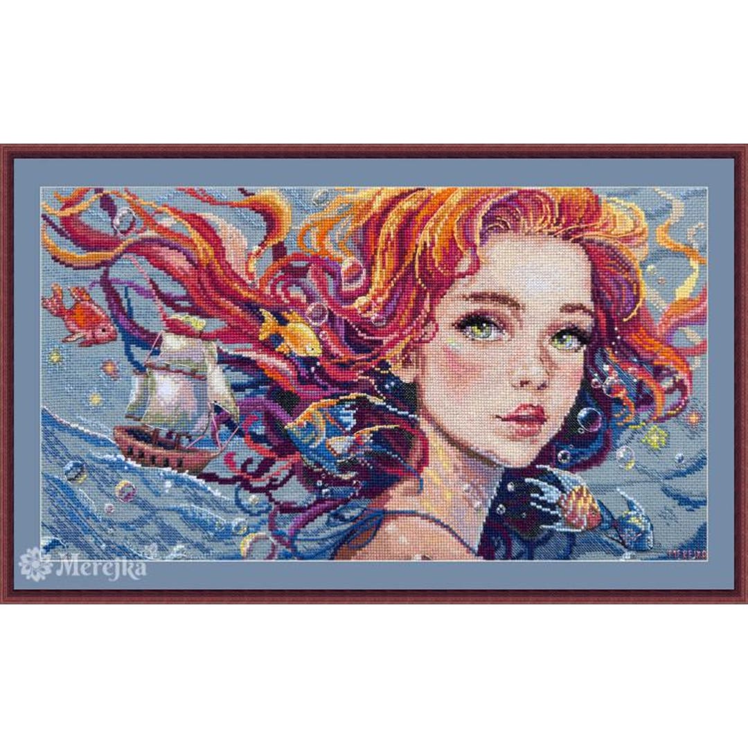 Water - Counted Cross Stitch Kit Merejka Brand K275 - Etsy