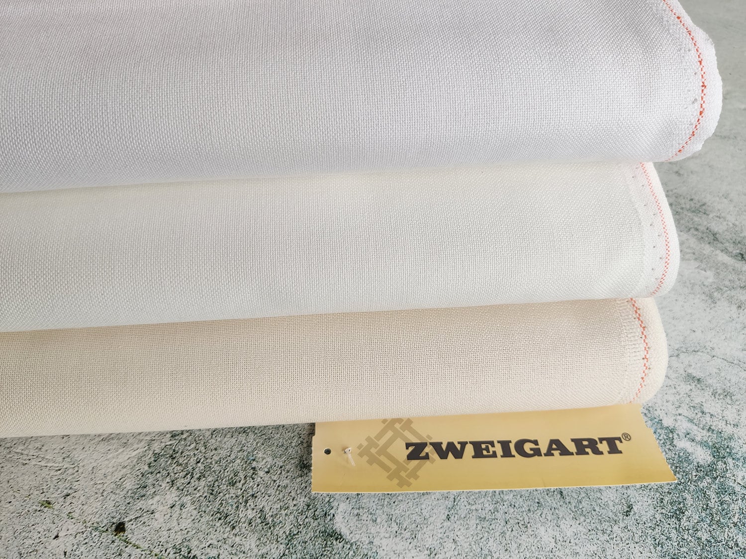 Zweigart 32 Count Murano Evenweave Fabric in White and Ivory Colors - Etsy