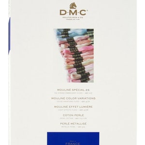 DMC Color Chart With Real Thread Samples - Etsy
