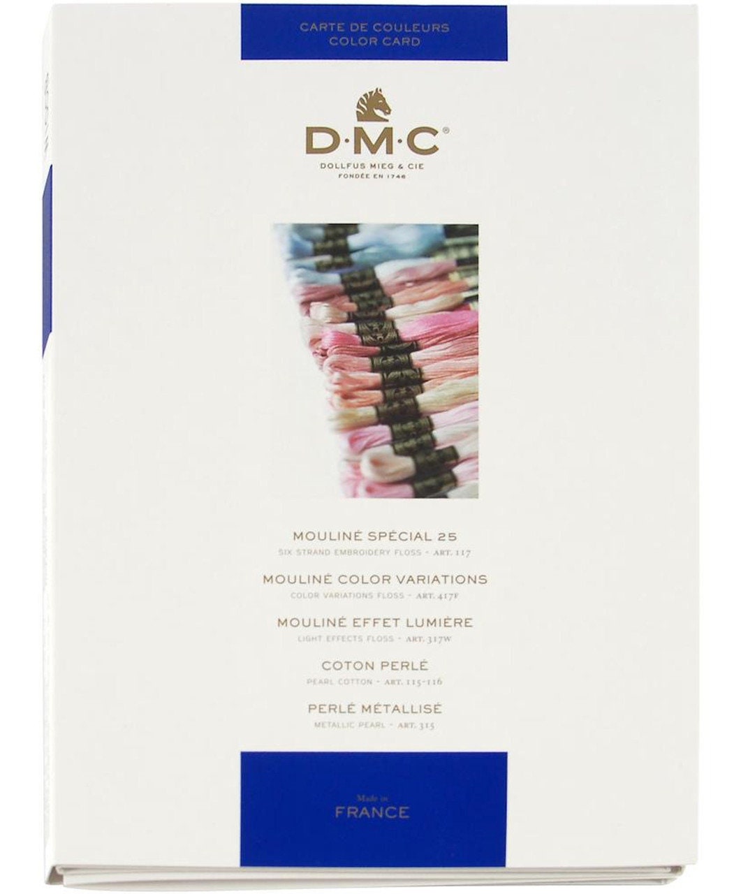 DMC Color Chart With Real Thread Samples - Etsy