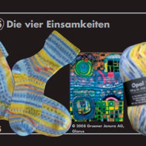 Opal 4 Ply Sock Yarn Opal Hundertwasser 2105 Sock Yarn, Superwash Knitting Yarn, Strong Sock ...