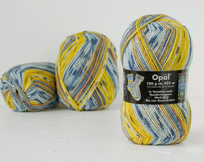 Opal 4 Ply Sock Yarn Opal Hundertwasser 2105 Sock Yarn - Etsy