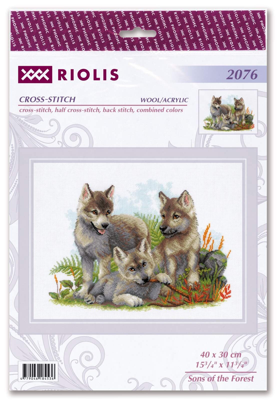 Sons of the Forest - Counted Cross Stitch Kit Riolis 2076 - Etsy
