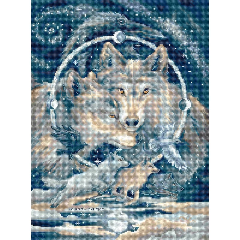 Wolf Cross Stitch - Etsy