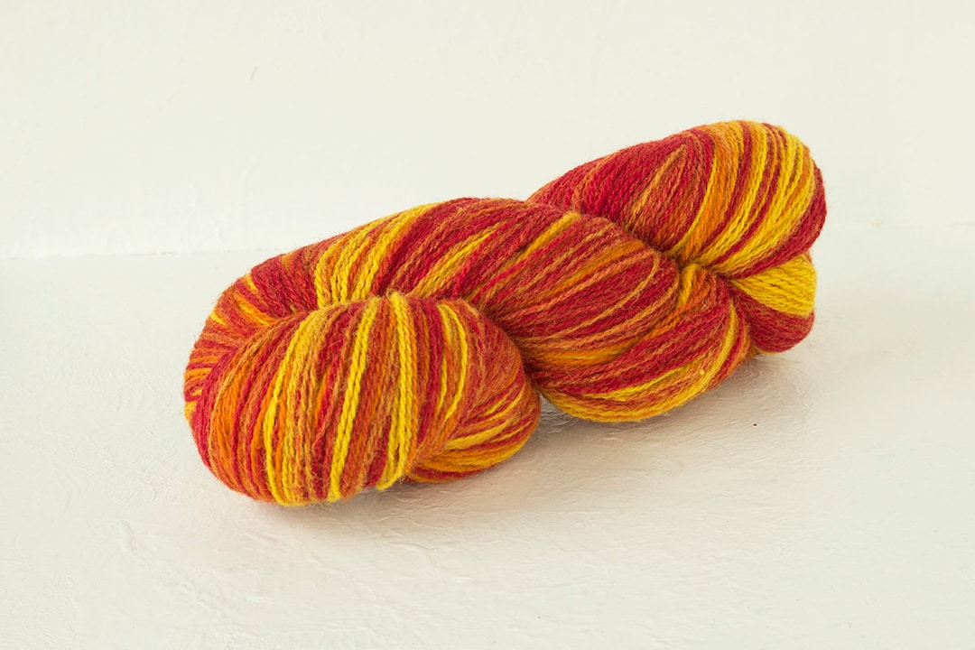 Gradient Knitting Yarn Aade Long Selftriping Wool 8/2 - Etsy