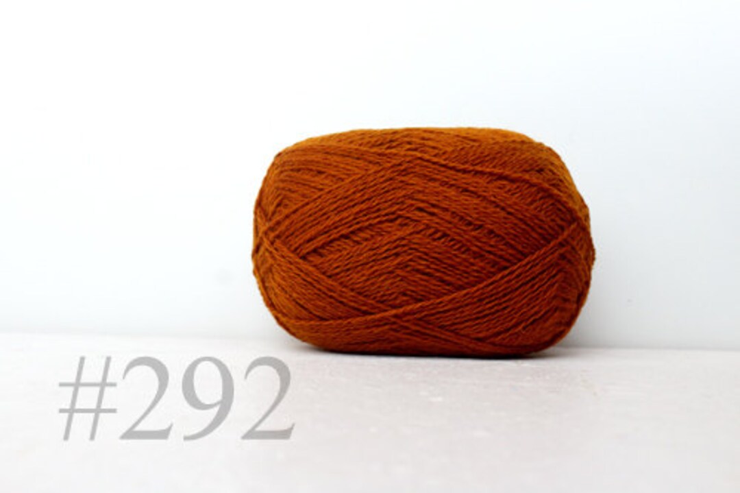WOOL Yarn 100%-knitting Yarn - Caramel Brown #292 - Etsy