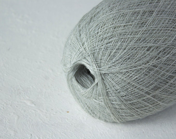 Cobweb Light Grey Color Merino Wool Yarn Haapsalu Shawl Yarn - Etsy
