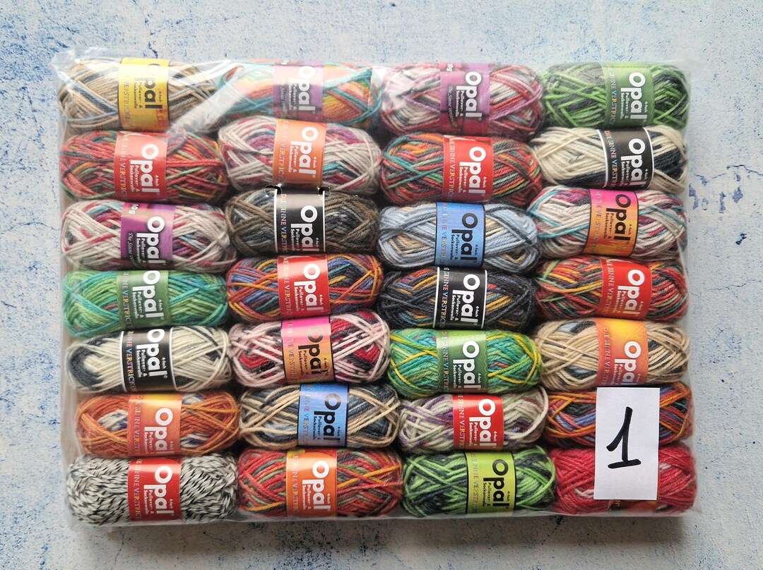 Opal Mini Balls Set 28 Balls / 4ply Sock Yarn - Etsy