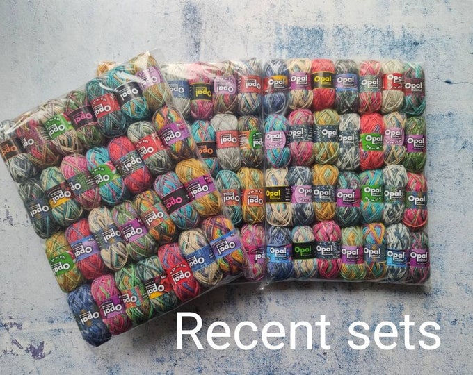 Opal Mini Balls Set 28 Balls / 4ply Sock Yarn | Etsy