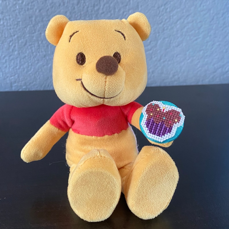 Mouse Ears Birthday Cupcake Cross Stitch Pattern .PDF - Instant ...