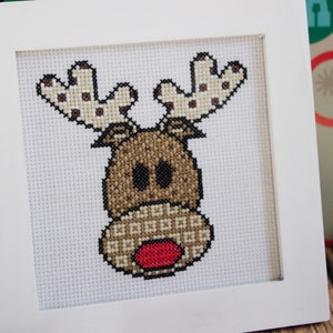 Rudolph Cross Stitch Pattern .PDF - Instant Download - Etsy