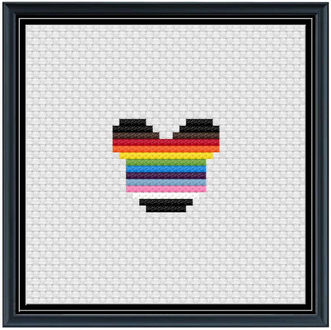 Mouse Ears Progress Cross Stitch Pattern .PDF - Instant Download - Etsy