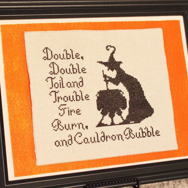 Witch Cross Stitch Pattern - Etsy