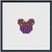 Mouse Ears Birthday Cupcake Cross Stitch Pattern .PDF - Instant ...