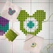 Mouse Ears Monsters Inc Cross Stitch Pattern .PDF Instant Download - Etsy
