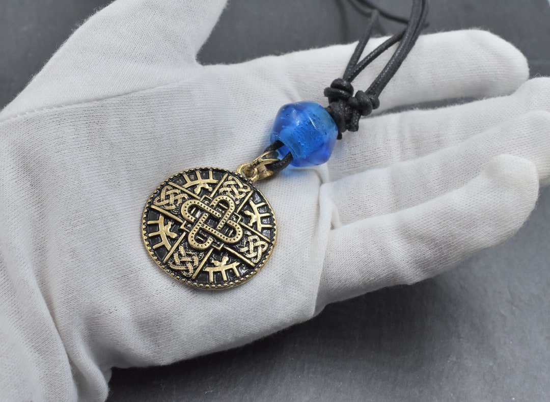 Early Medieval Necklace With Merovingian Amulet - Etsy