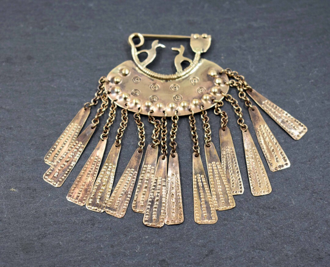 Bronze Celtic Hanging Brooch Bronze or 925er-silver / Hallstatt Brooch ...