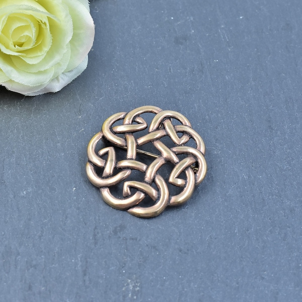 Celtic Knot Brooch - Etsy