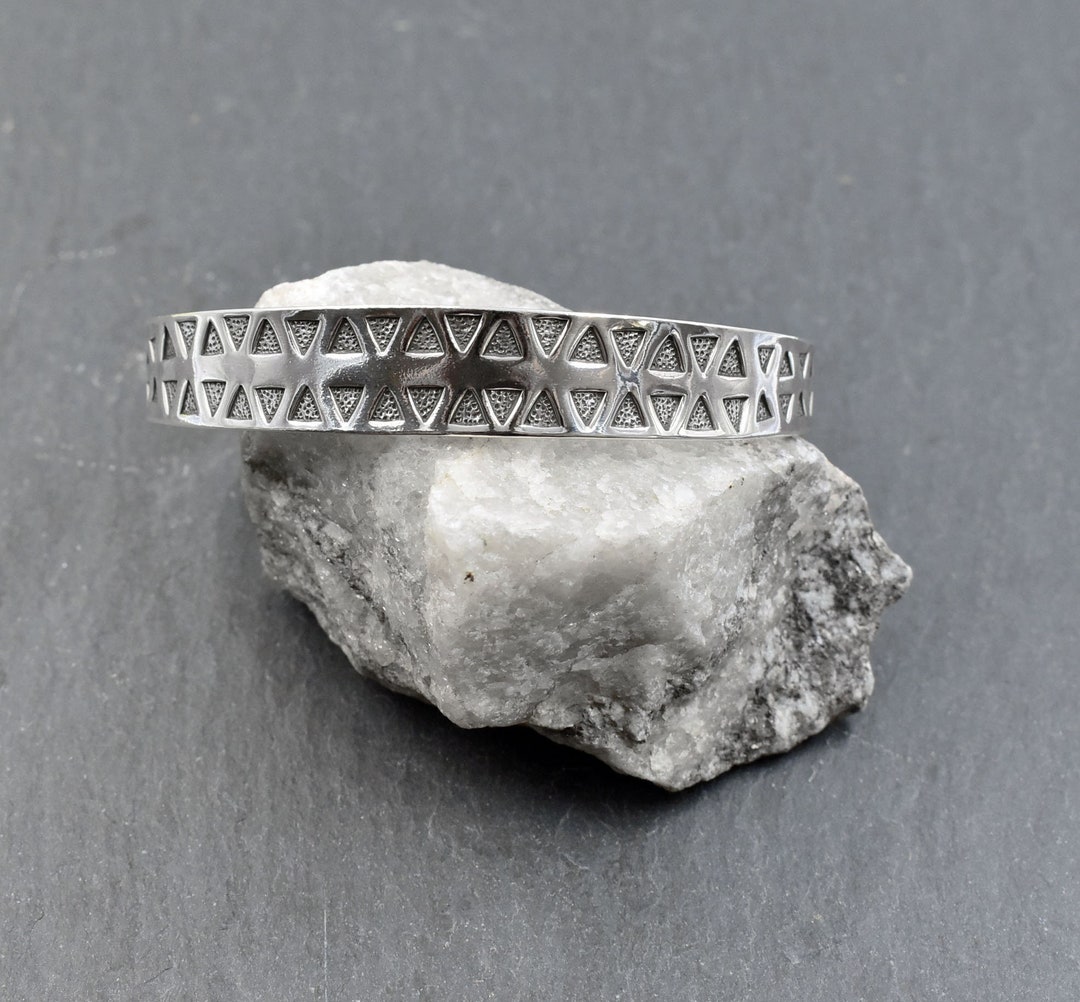 Handcrafted Viking Bangle Made From 925 Sterling Silver – Norse ...