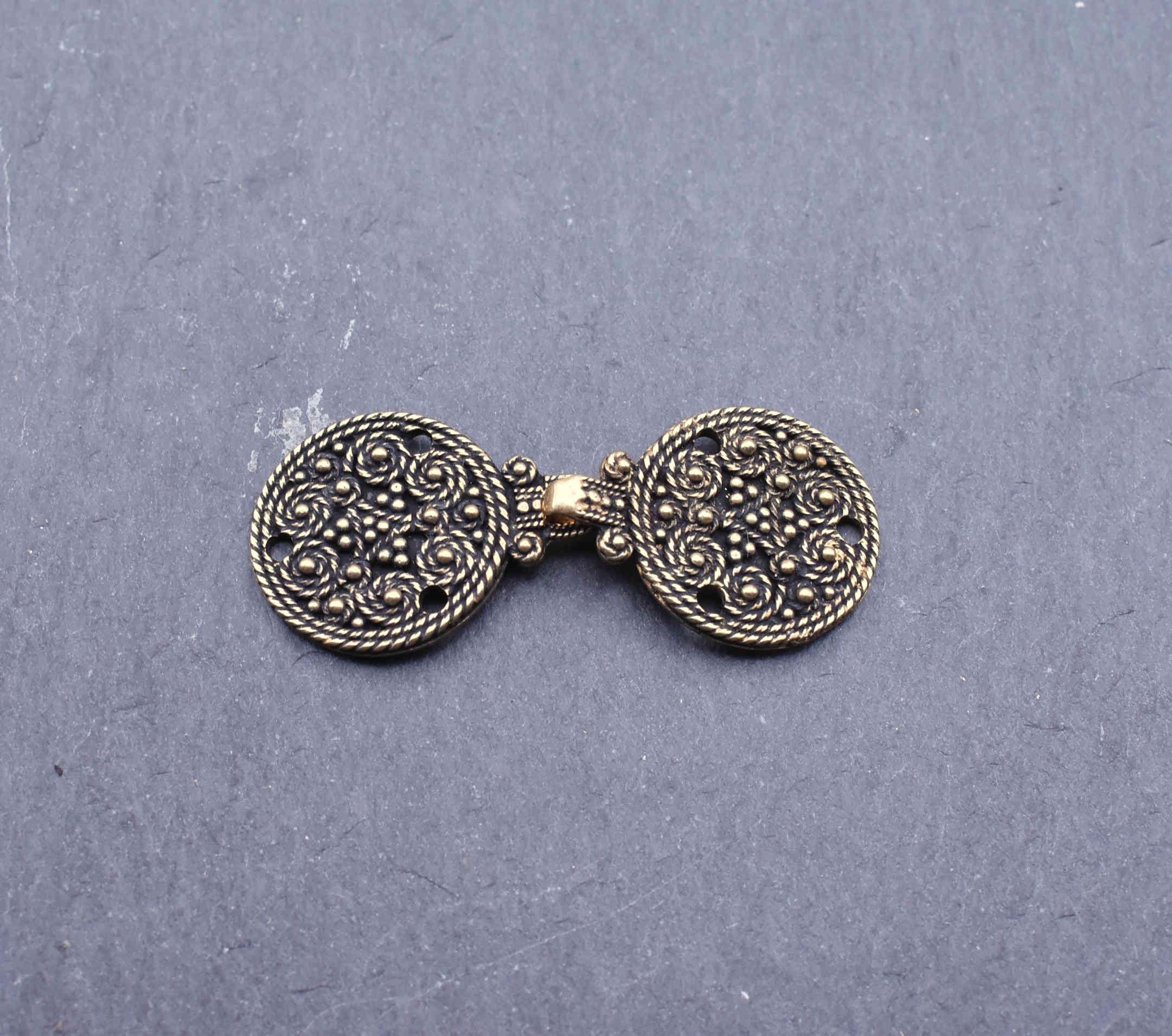 Birka Garment Clasp in Bronze Granulation Technique - Medieval ...