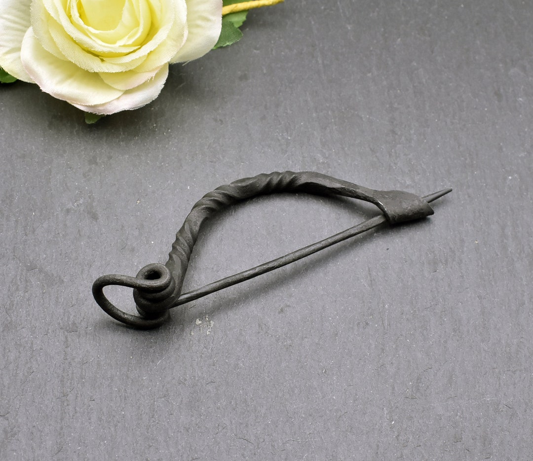 Celtic Fibula or Wire Fibula of Iron - Middle Ages Garment Clasp ...