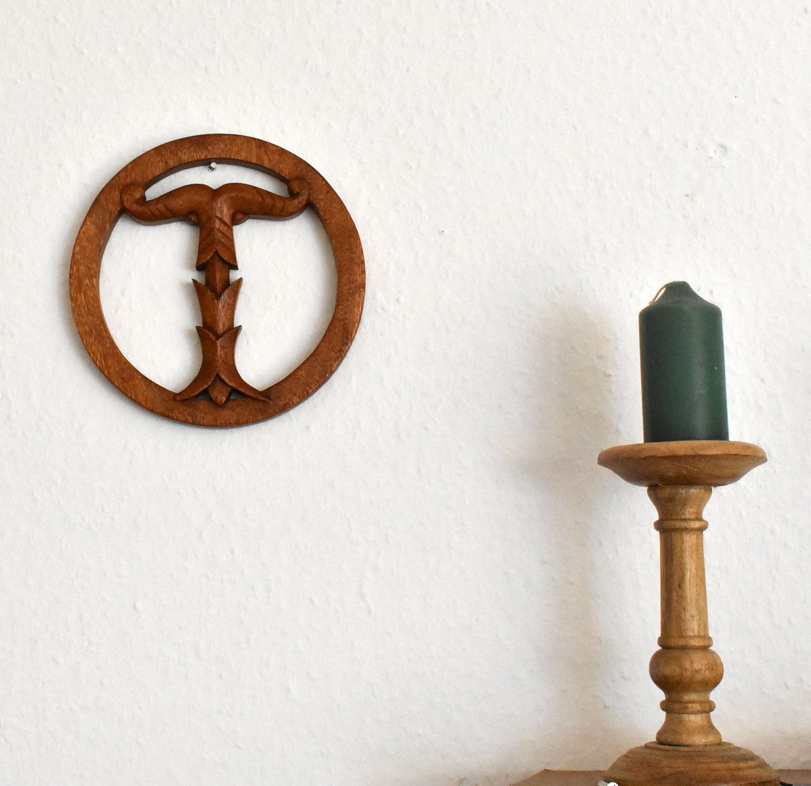 Irminsul Wooden Decoration Ø 20 Cm - Medieval Decoration From BELANAS ...