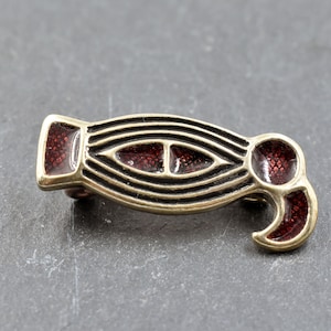 Bird Brooch From the Merovingian Period - Bronze or Silver Plated - 6th ...