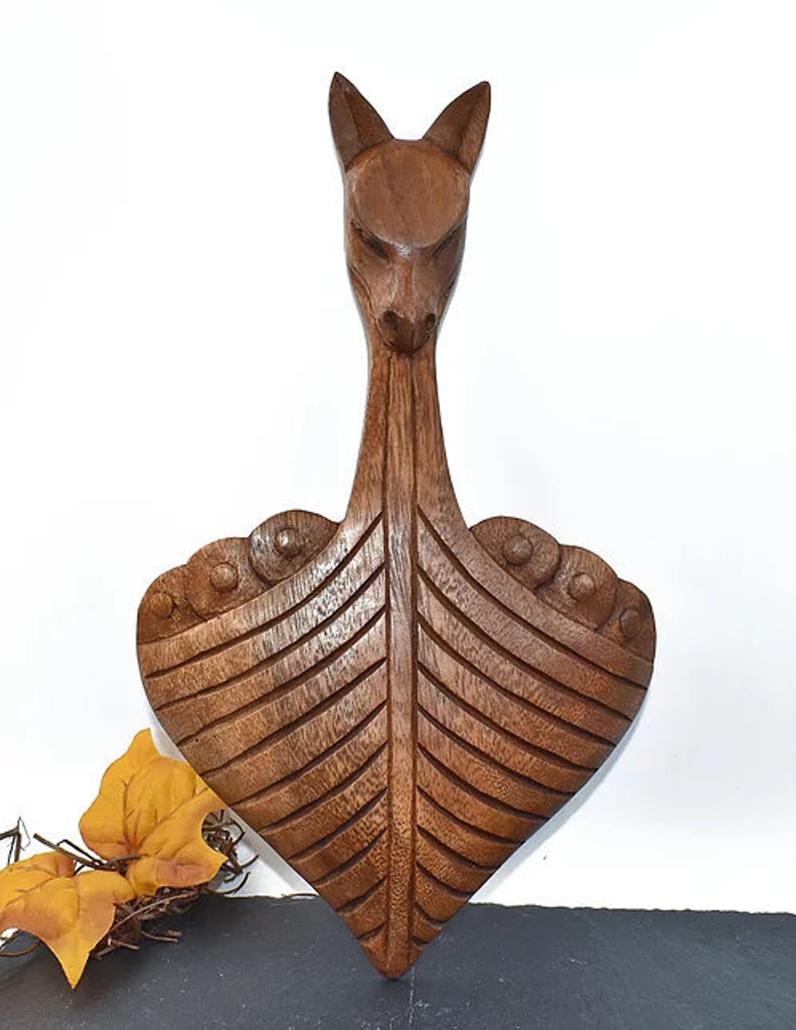 Viking Ship as Wall Picture Wooden Deco Viking Nordic Wall Picture ...