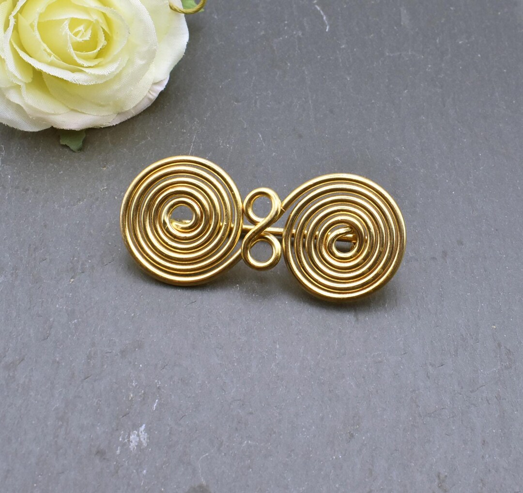 Hallstatt Spiral Brooch Replica - Celtic Jewelry for the Peplos - Clasp ...