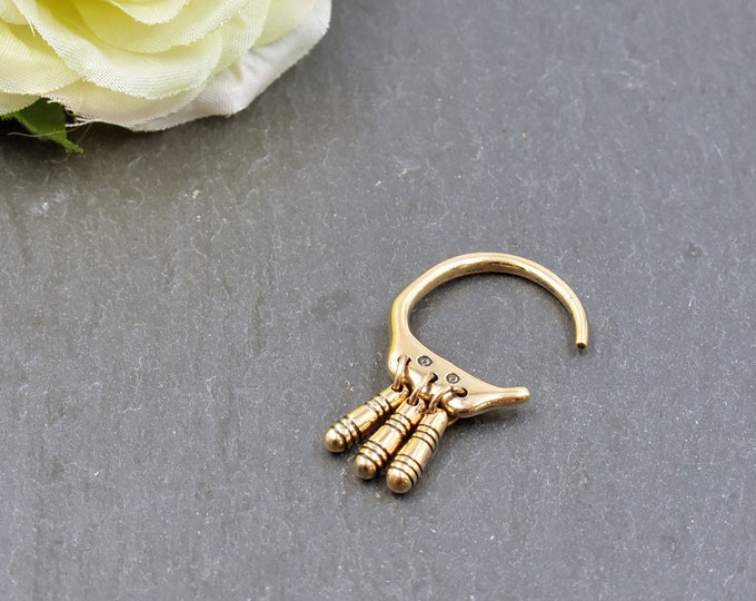 Alemannic Temple Ring Germanic Bronze Earring Replica Jewelry 1 Piece ...