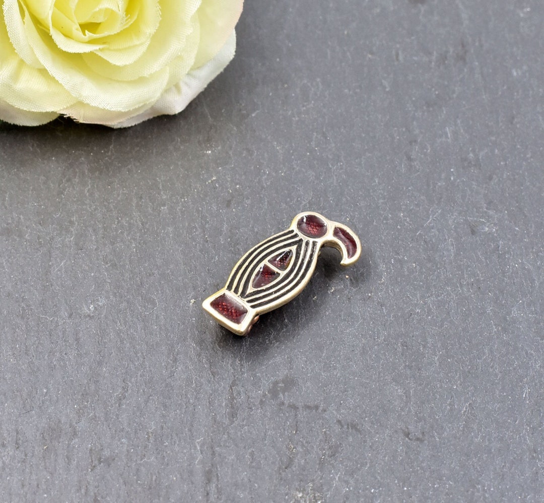 Bird Brooch From the Merovingian Period - Bronze or Silver Plated - 6th ...