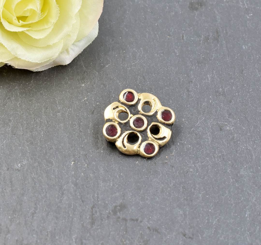 Frankish Bronze Cloisonné Brooch - 6th Century - Germanic Brooch ...